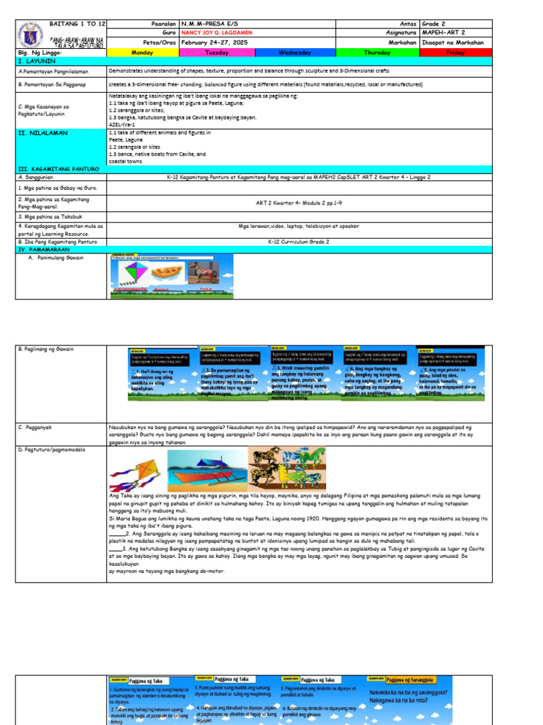 Q4-WEEK12-ART-DLL-2 2 | PDF