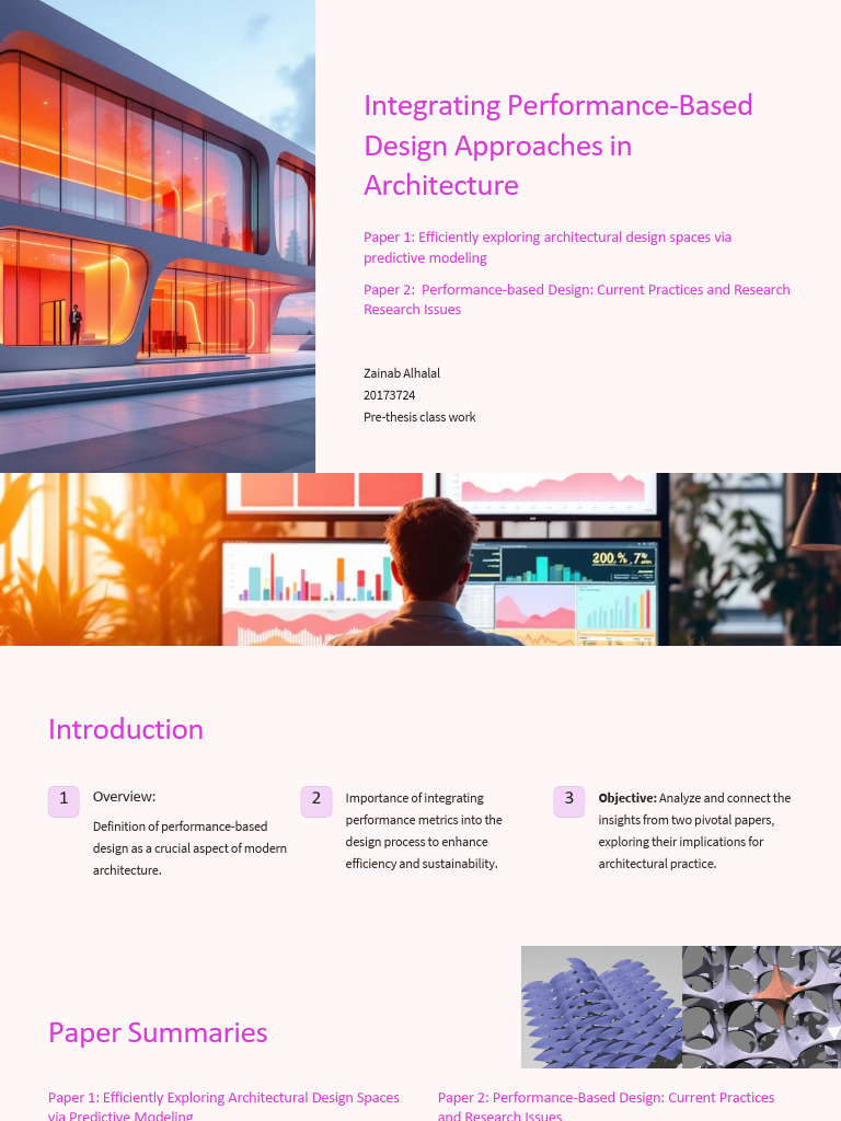 Integrating Performance-Based Design Approaches in Architecture | PDF ...