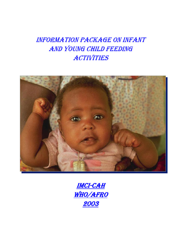 INFORMATION PACKAGE On IYCF - 0 | PDF | Breastfeeding | Malnutrition