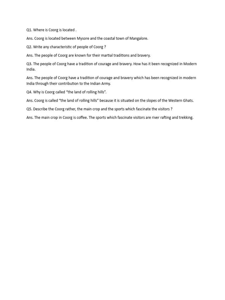 Chapter 5 Part 2 First Flight English Question and Answer | PDF