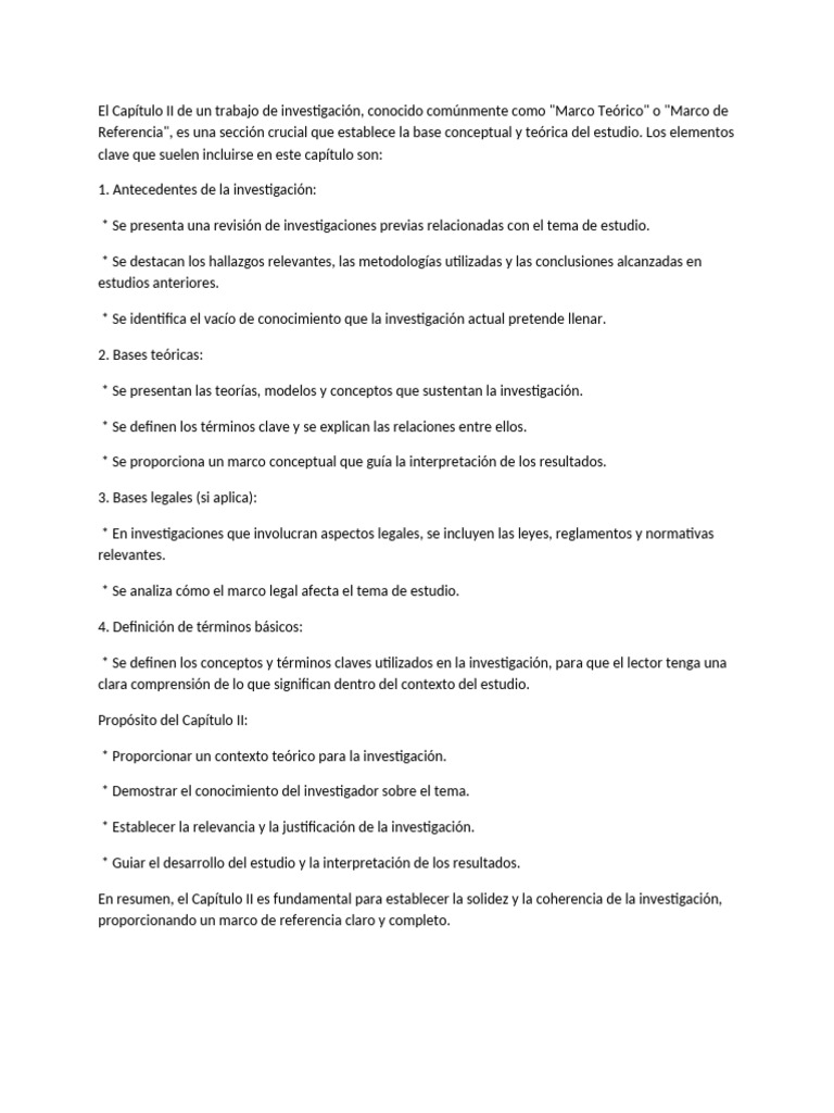 El Capítulo II-WPS Office | PDF