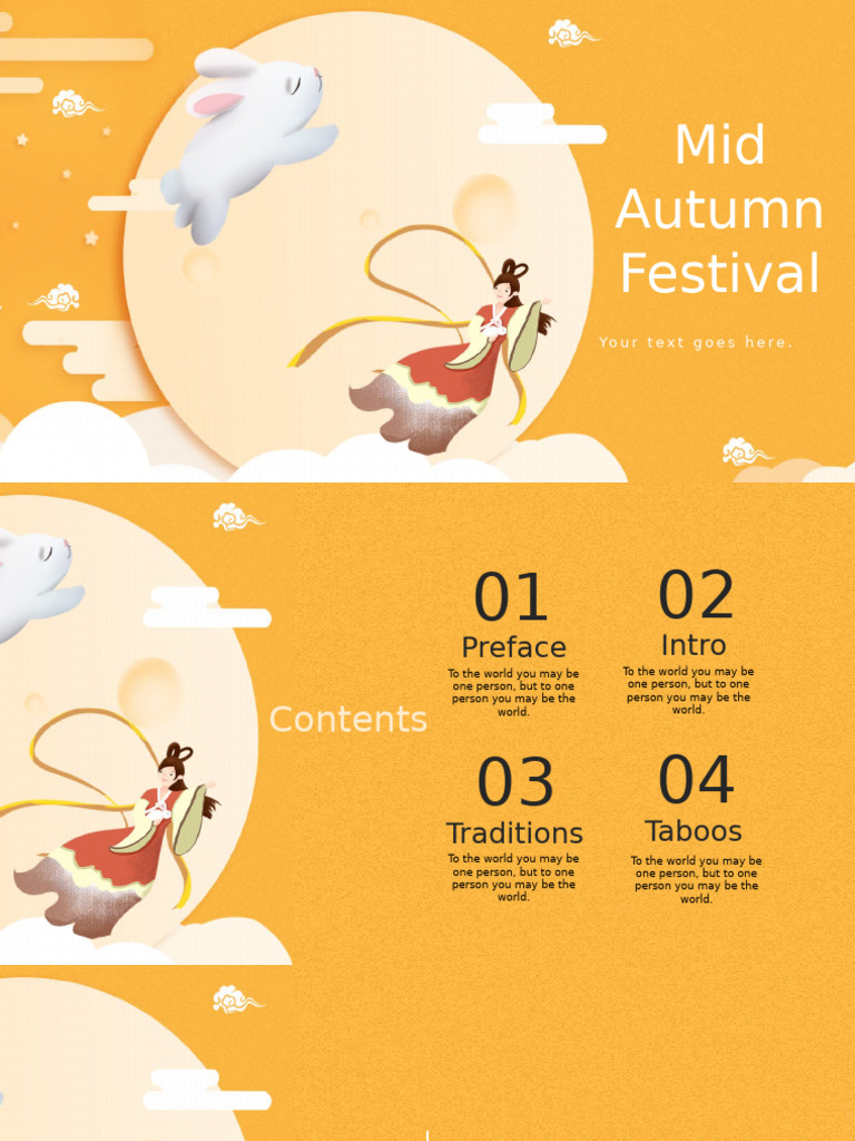 Mid-Autumn Festival Traditions & Taboos | PDF | Typefaces | Graphic Design