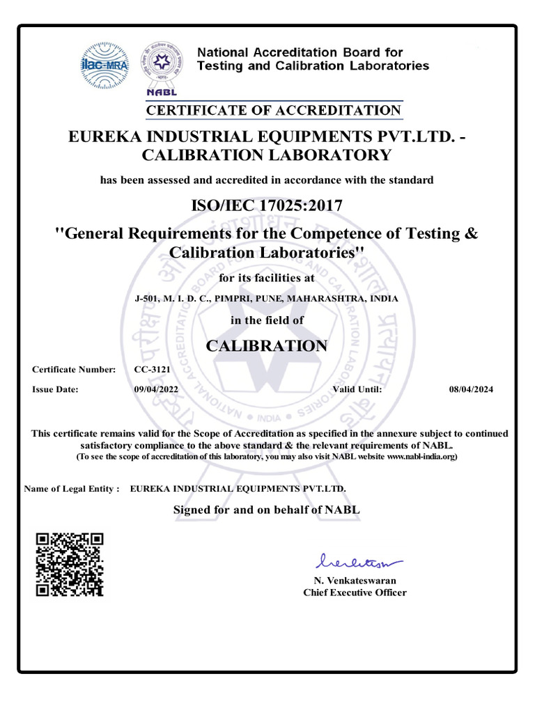 NABL Certificate | PDF