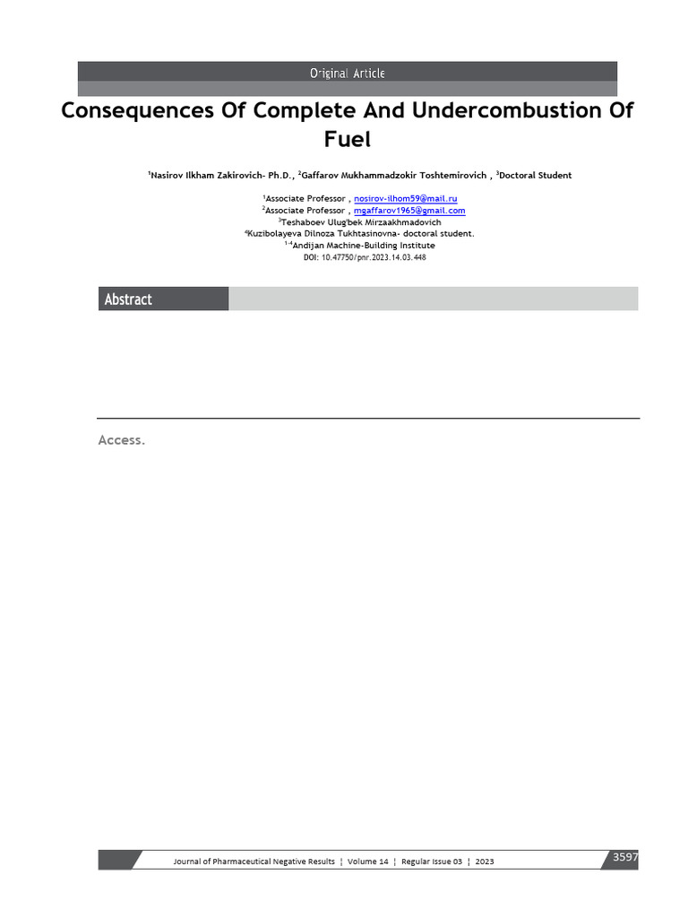 JPNR - Regular Issue 03 - 448 | PDF | Combustion | Fuels