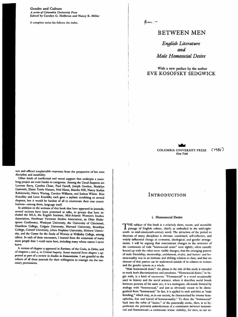 Sedgwick Between - Men | PDF