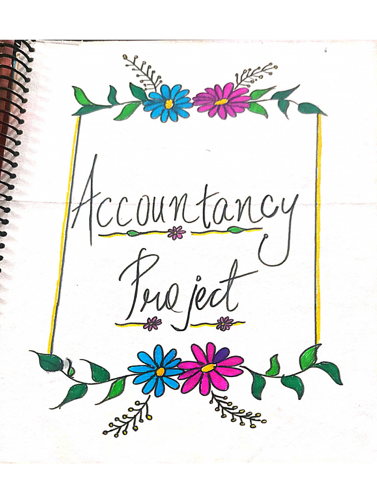 Accounts project file | PDF