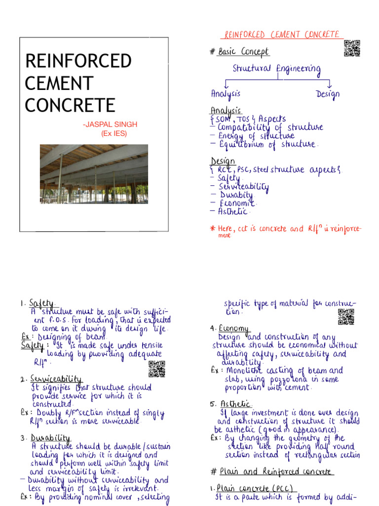 Rcc Printable (1) | PDF | Concrete | Strength Of Materials