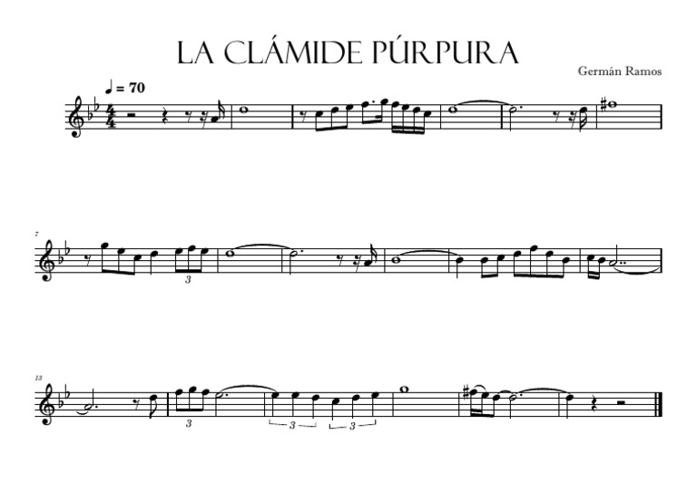 La Clamide Purpura-Solo | PDF