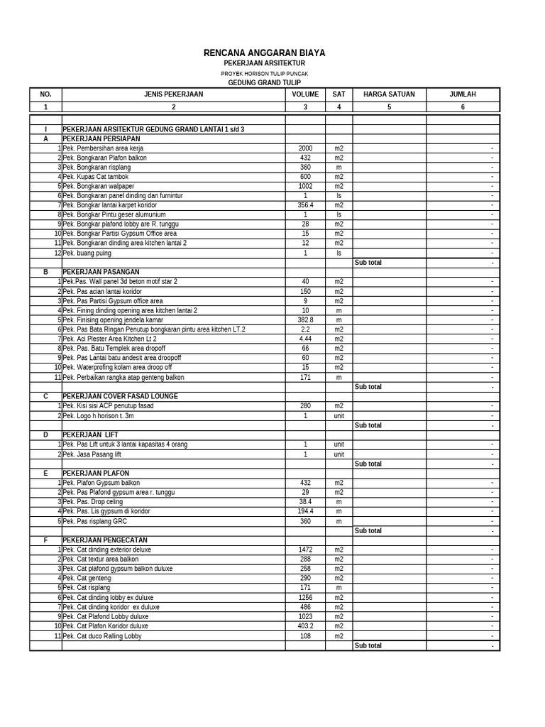 Form RAB Grand Tulip | PDF