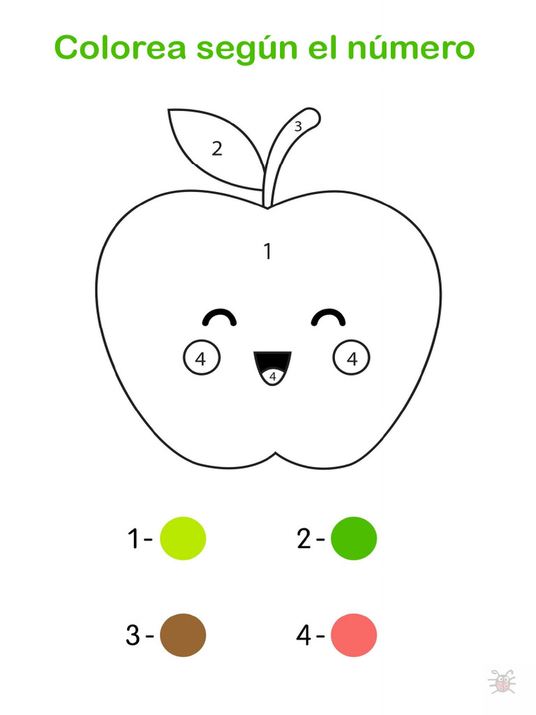 Colorea Según El Número | PDF