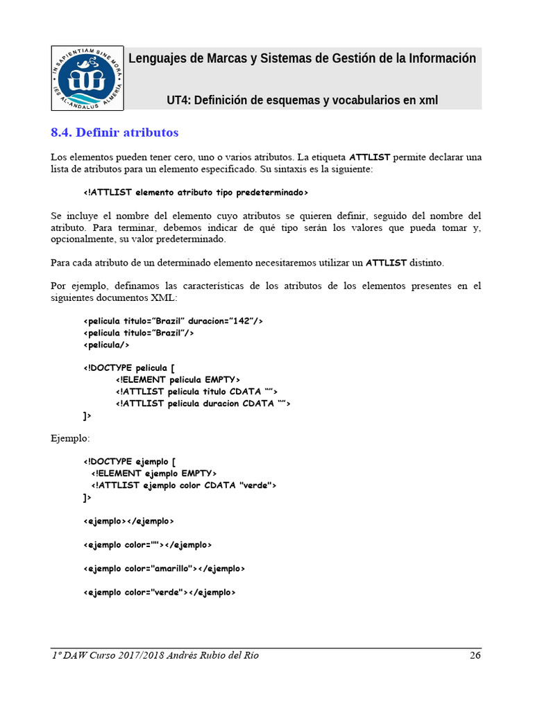 XML4 | PDF | Xml | Lenguaje de programación