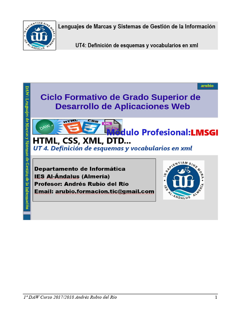 XML1 | PDF | Xml | HTML