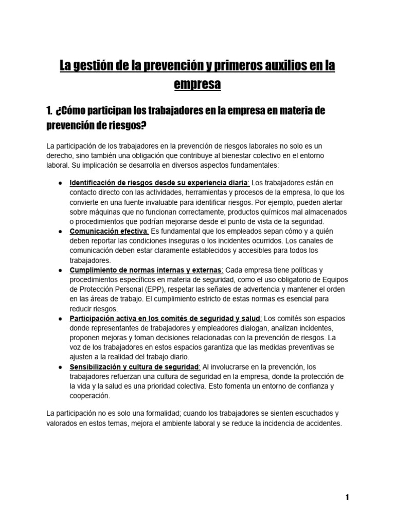 TEMA 3 - IPE | PDF | Primeros auxilios | Riesgo