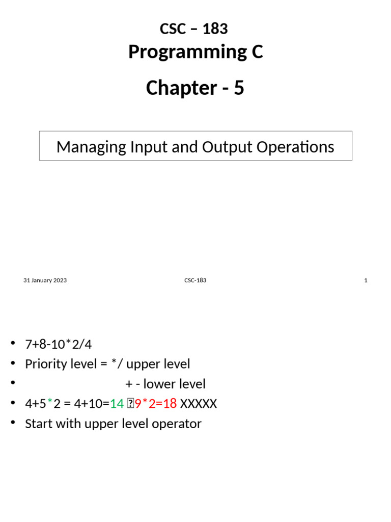 CSC 183 Chap-5 | PDF | Computer Libraries | Computer Architecture CSC 183 Chap-5 | PDF | Computer Libraries | Computer Architecture