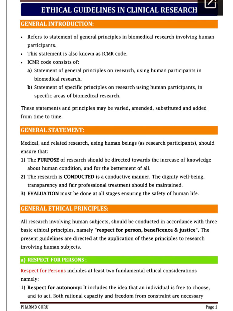 Ethical Guidelines | PDF | Institutional Review Board | Autonomy