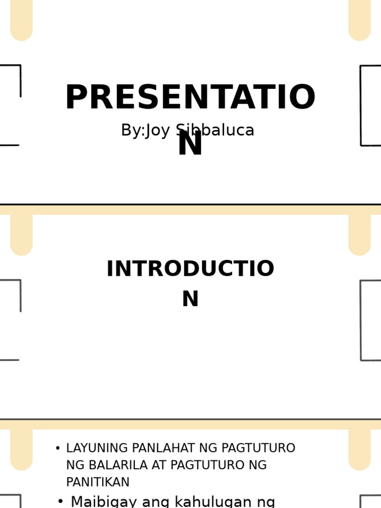 Layuning Panlahat Sa Pagtuturo NG Balarila | PDF