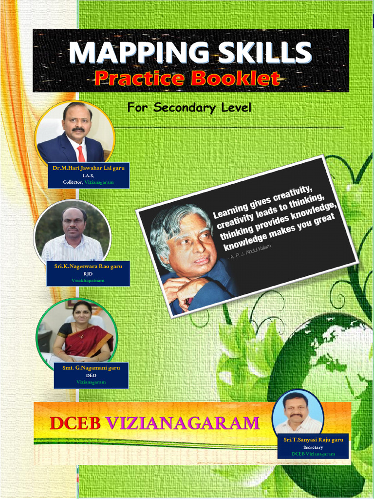 Mapping Skills Practice Book | PDF | Latitude | Equator