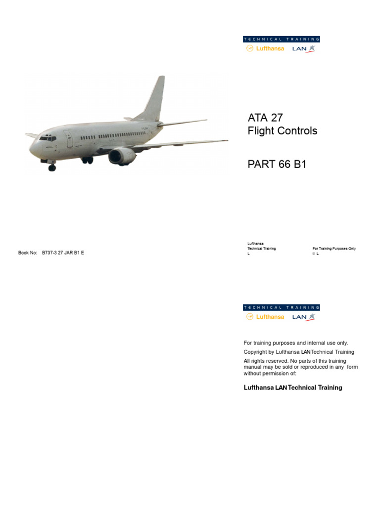 ATA 27 Flight Controls | PDF | Flight Control Surfaces | Flap (Aeronautics)