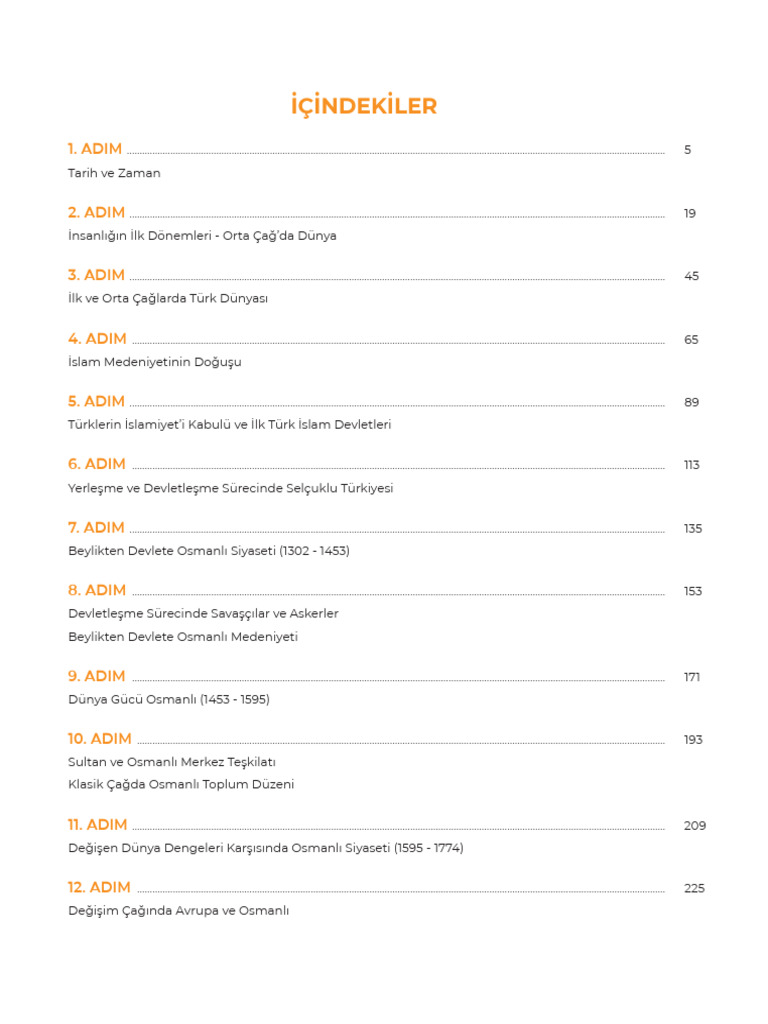 Tyt-Ayt Tarih 24 Adım | PDF