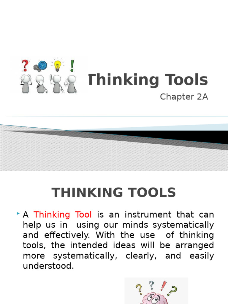Thinking Tools 2a | PDF | Thought | Concept
