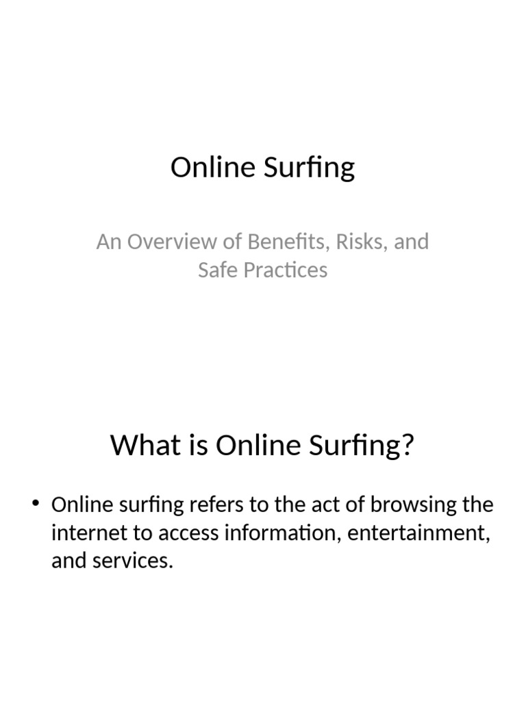 Online Surfing Presentation | PDF