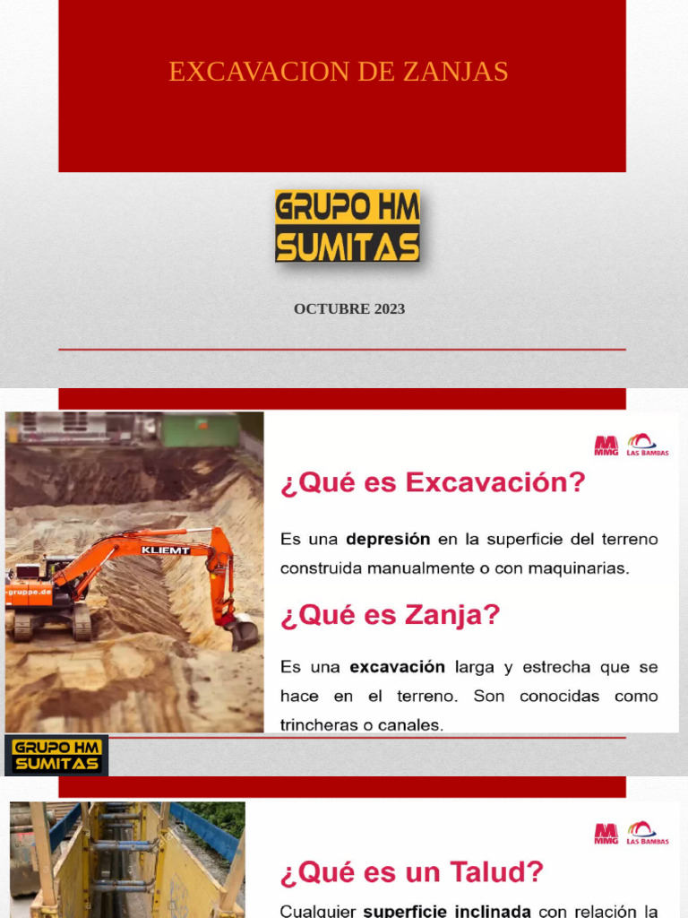 Excavacion de Zanjas | PDF