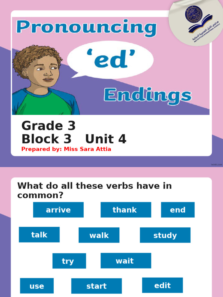 Final -ed Pronunciation Guide | PDF | Linguistics | Languages