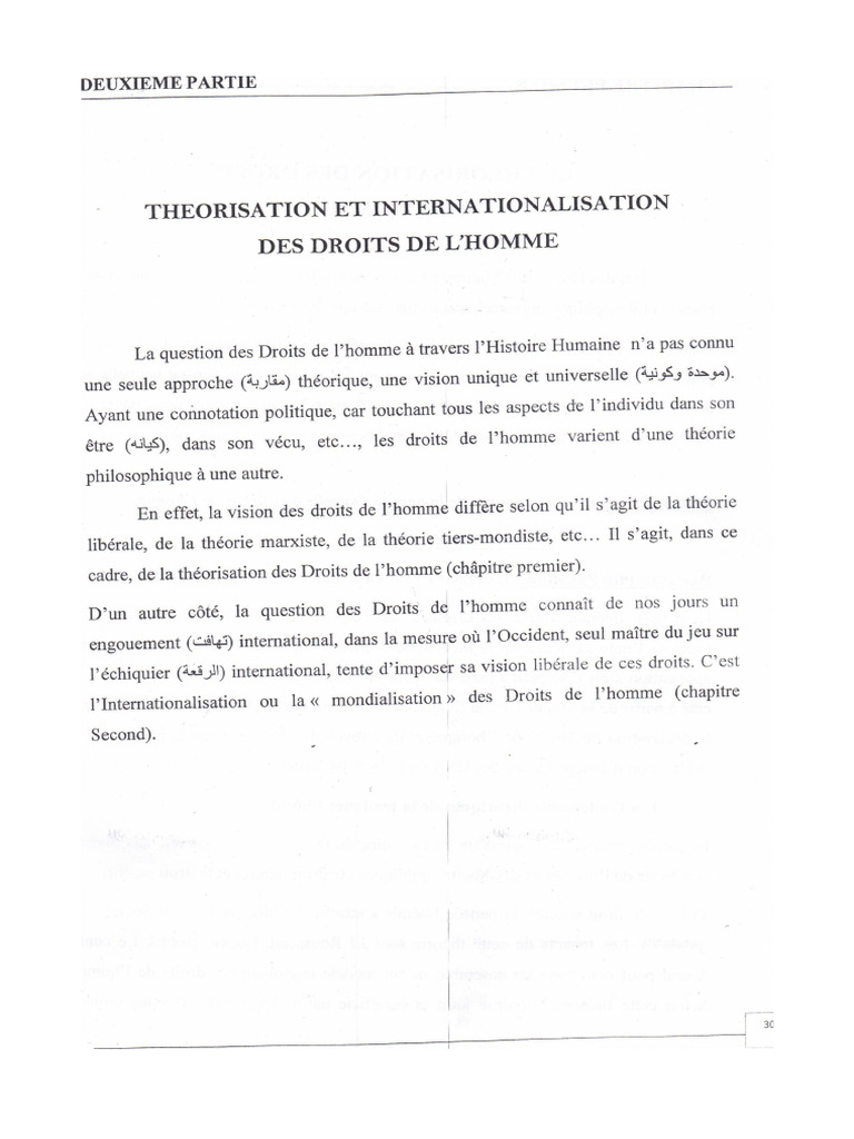 Cours Droits de L'homme Partie 2 1agi1 | PDF