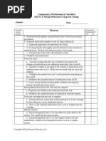 Mixing Medications in One Syringe | PDF | Syringe | Injection (Medicine)