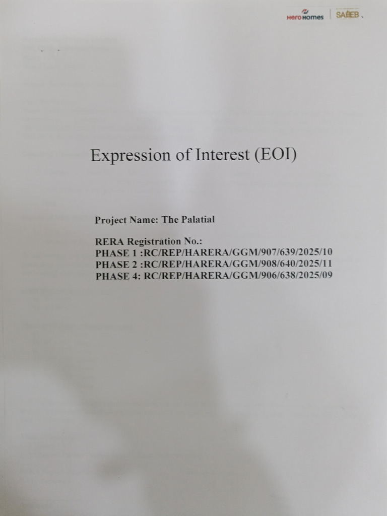 Hero EOI Form (1) | PDF | Common Law