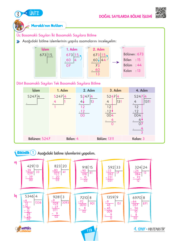 4sinif Mat 113 | PDF