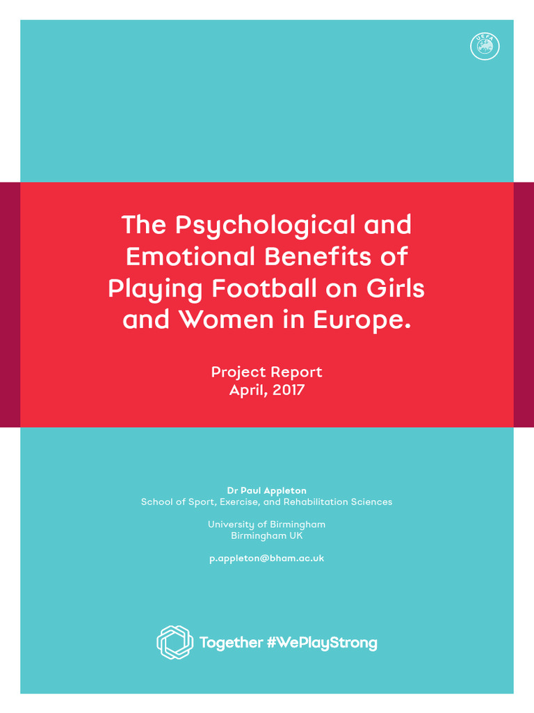 Benefits of Football for Girls' Confidence | PDF | Self Esteem ...