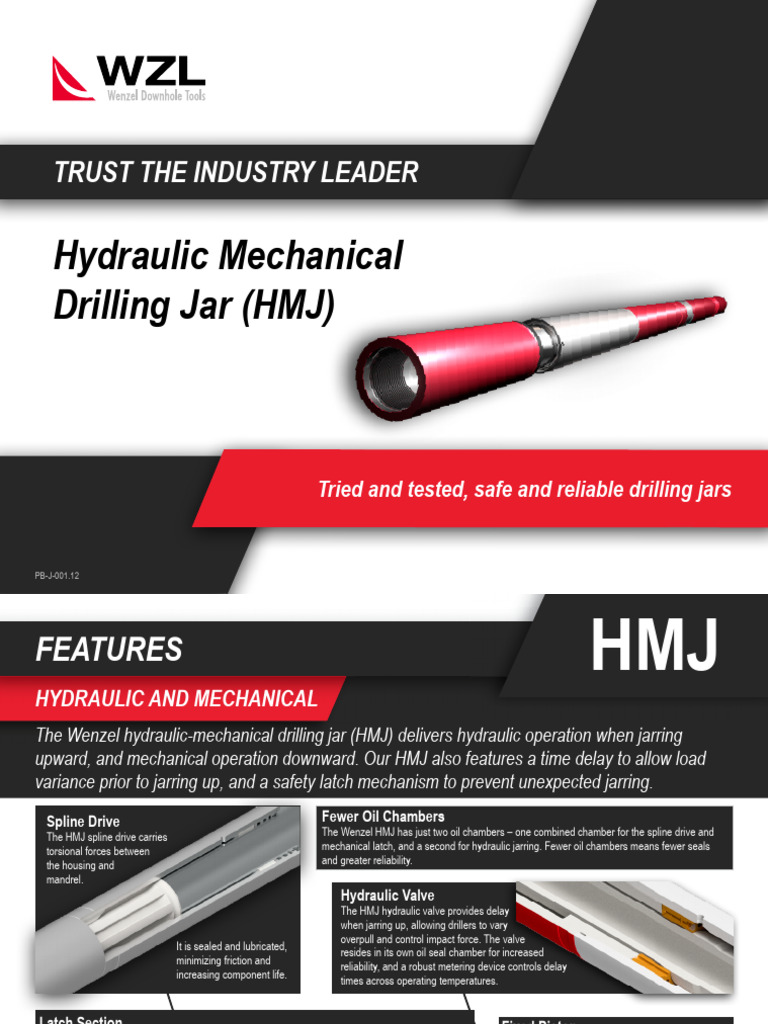 PB-J-001.12 - HMJ Hydraulic Mechanical Drilling Jar | PDF | Mechanical ...