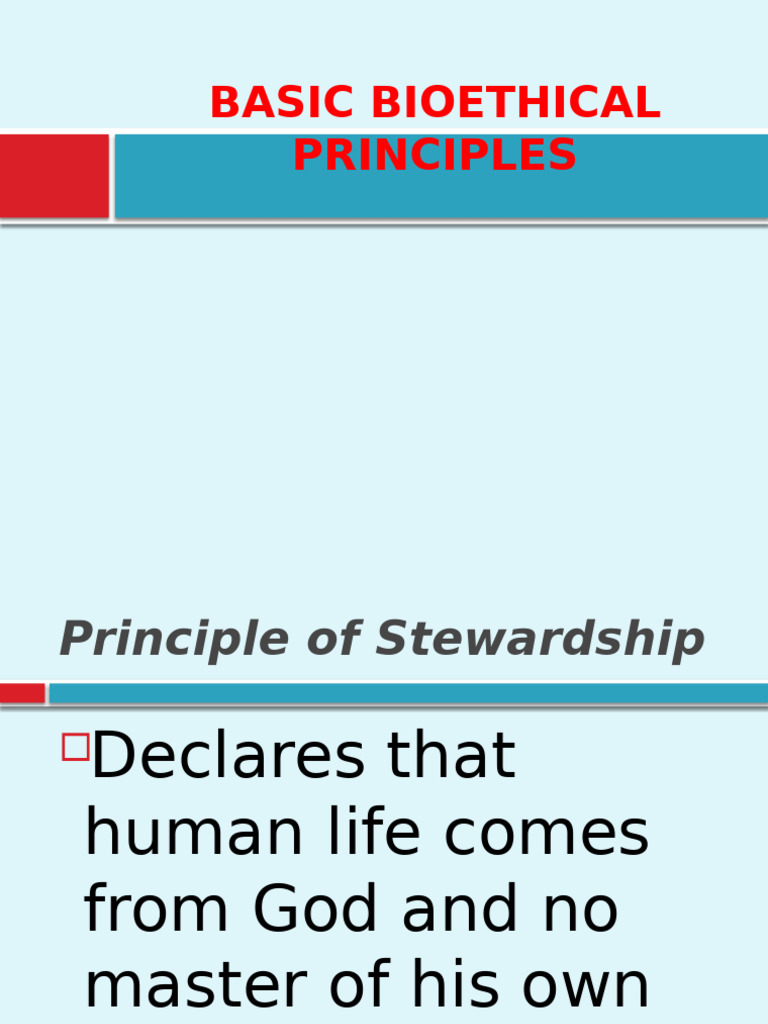 Key Bioethical Principles Explained | PDF