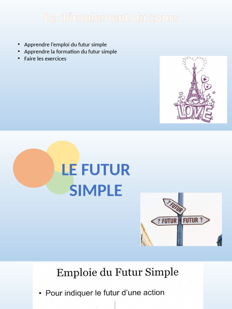 Le - Futur - Simple 2 | PDF | Verbe | Linguistique