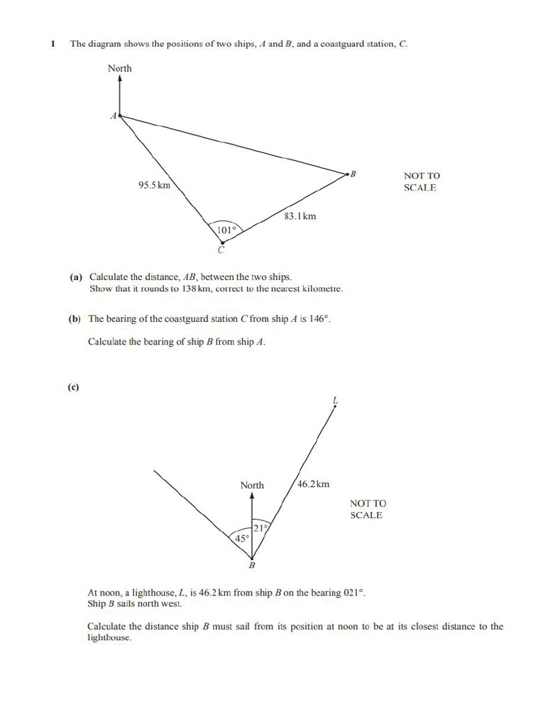 maths homework trigs | PDF