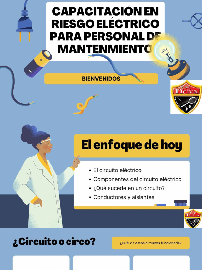 Capacitación En Riesgo Eléctrico Pdf