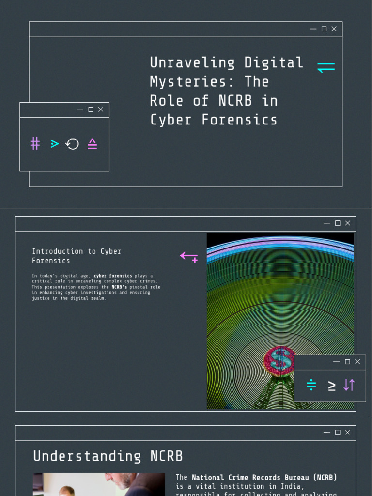 Slidesgo Unraveling Digital Mysteries The Role of NCRB in Cyber ...