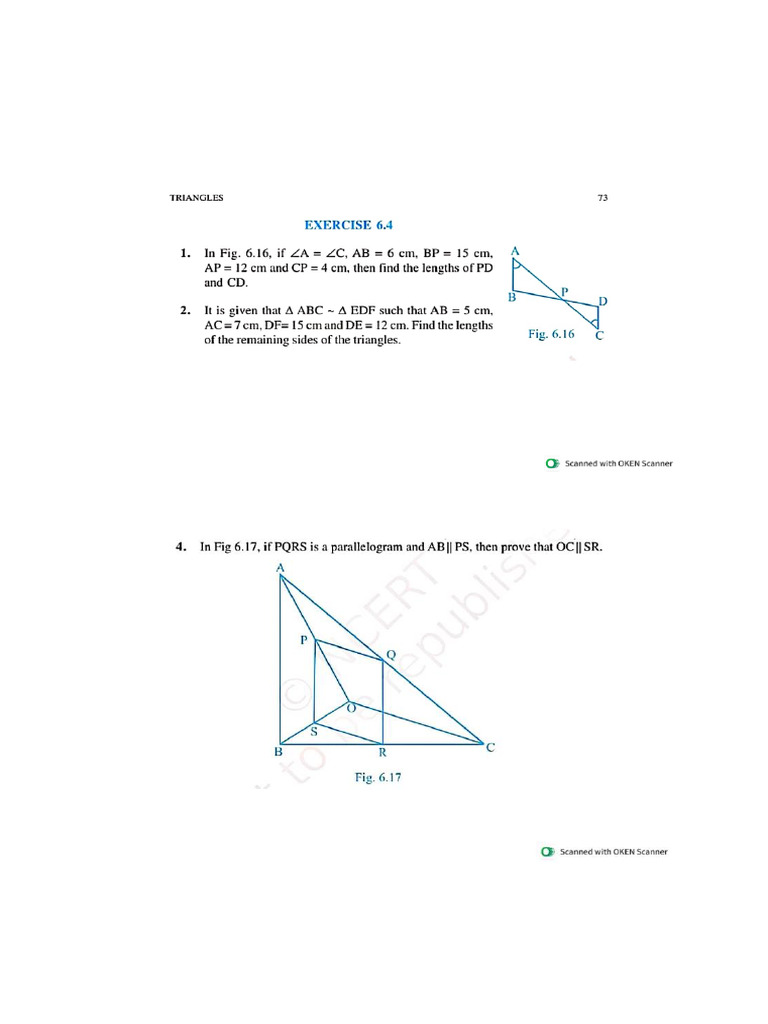 Class 10 Maths Important Questions | PDF