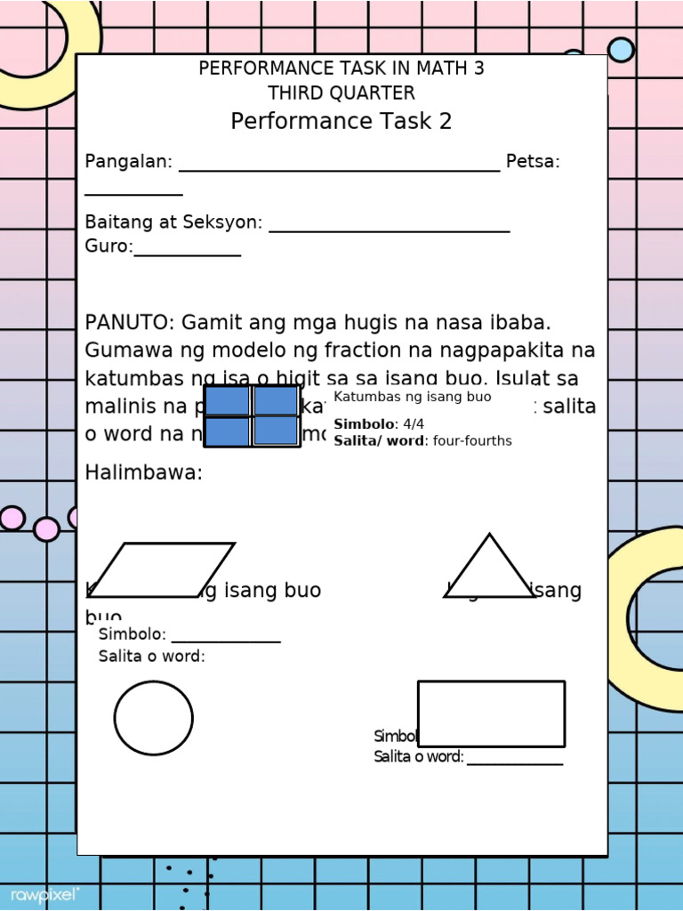 Q3 - Peta 2 Math | PDF