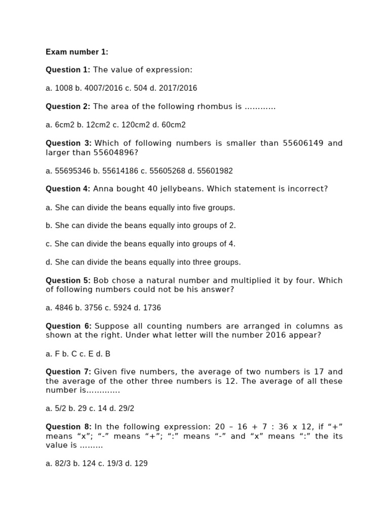 Ones | PDF | Mathematics | Arithmetic