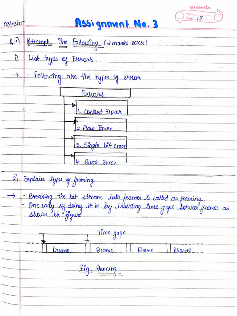 DCN Assignment No.3 | PDF