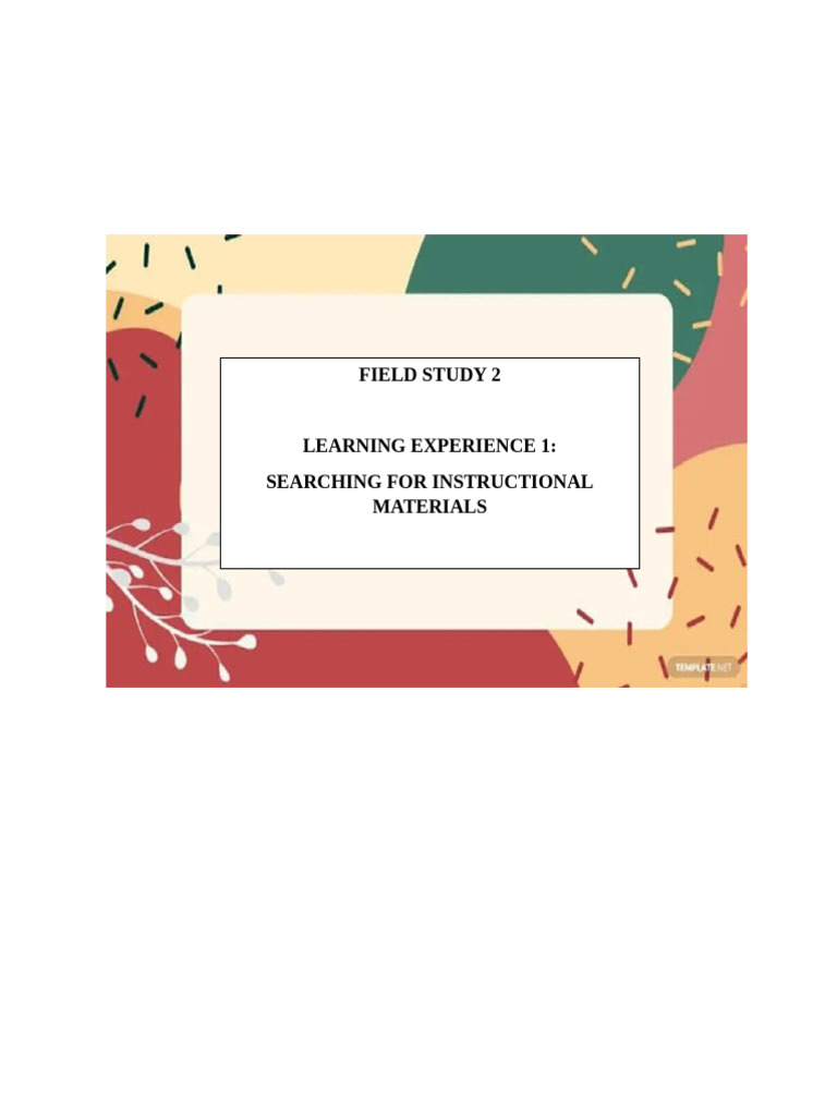 Effective Strategies for Instructional Materials | PDF | Learning ...