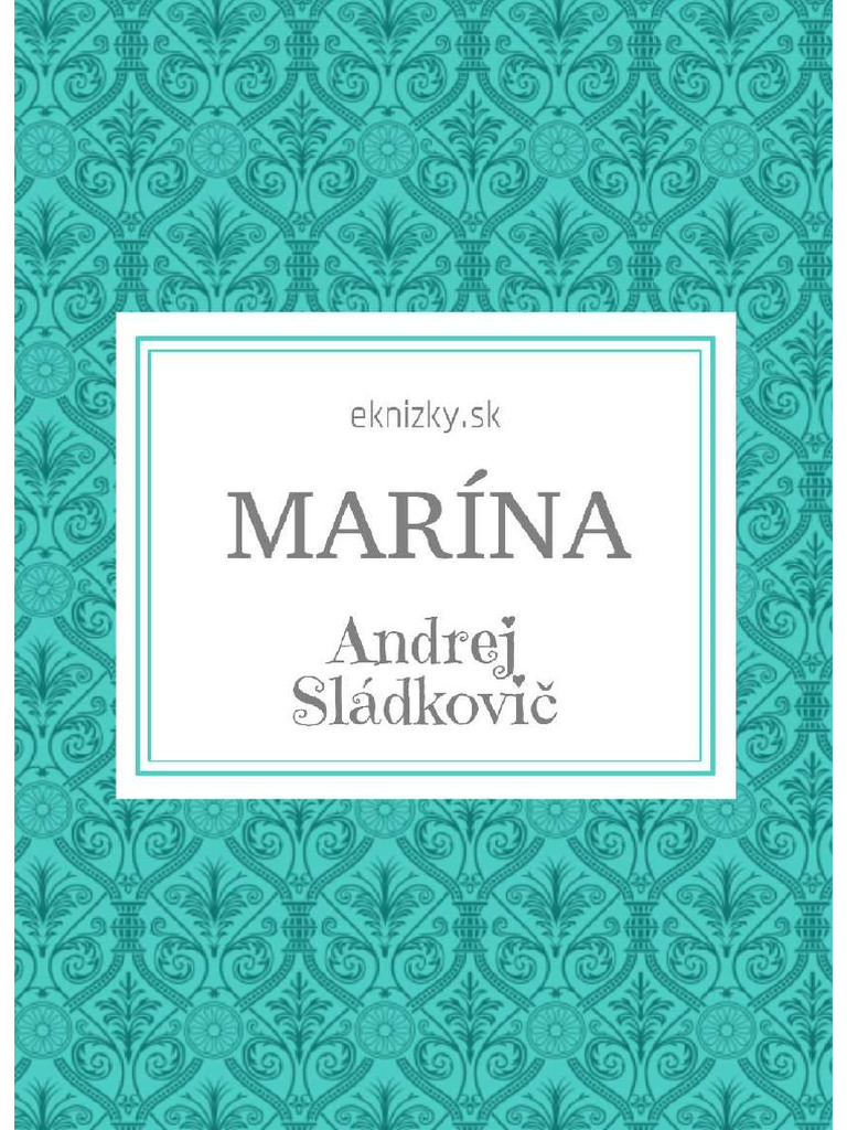 Andrej Sládkovič: Marína | PDF