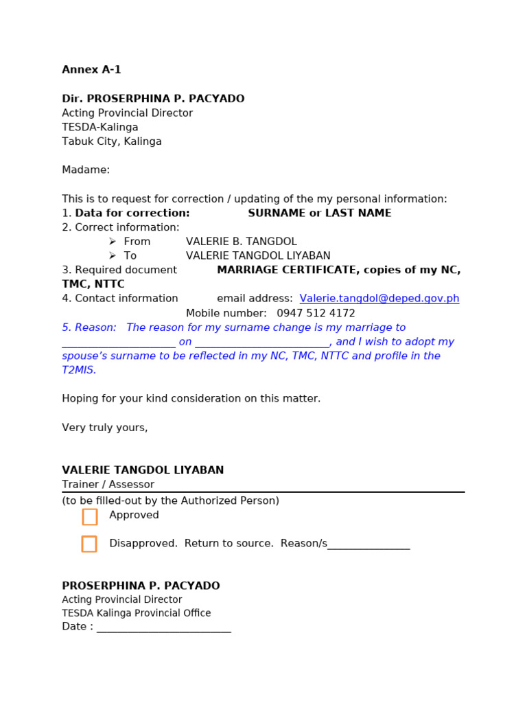 Annex A - 1 Sample | PDF