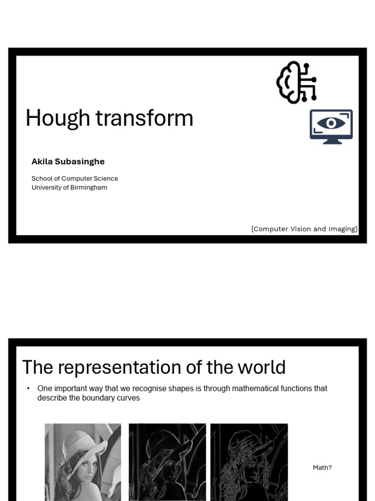 CVI Week 4 1 Pre Note | PDF | Computer Graphics | Applied Mathematics