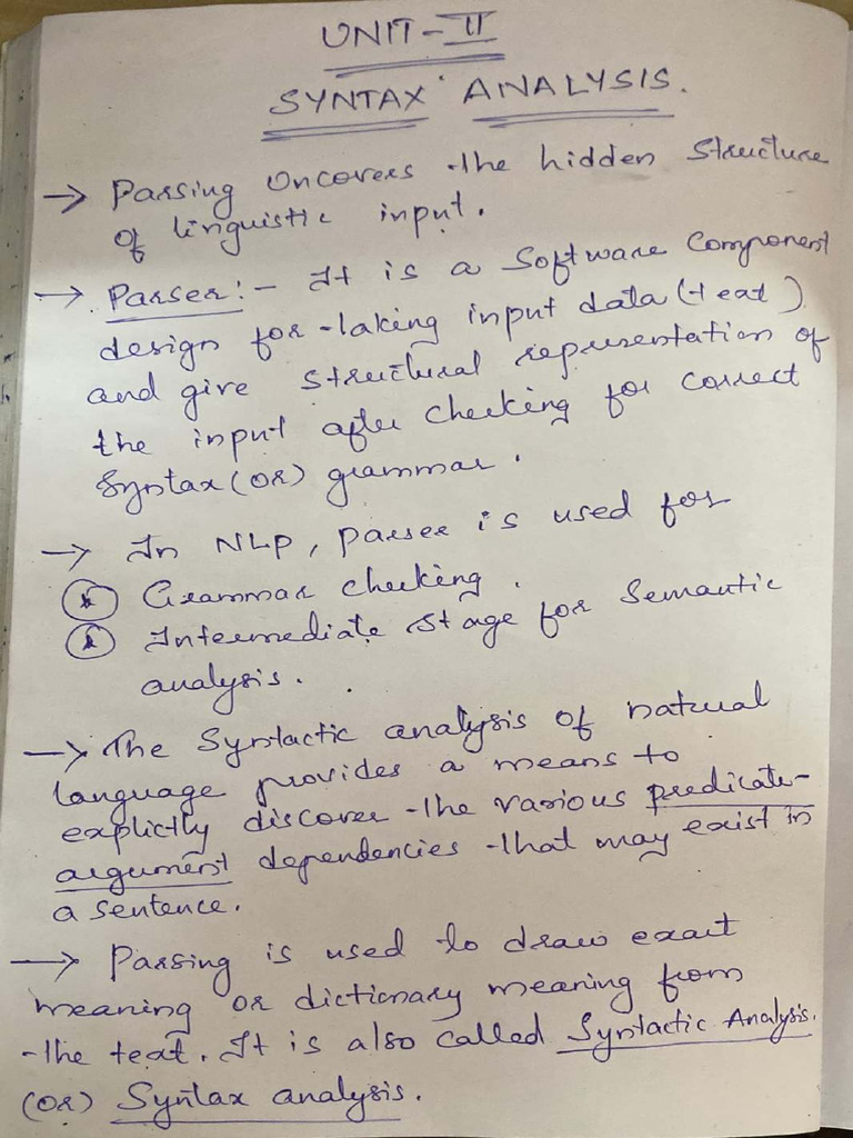 NLP Unit 2 NLP | PDF