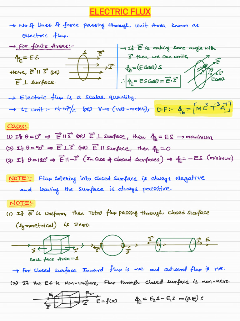 03 Electric Flux | PDF