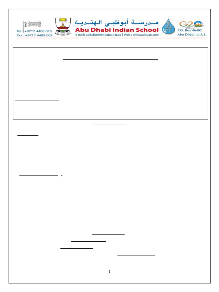 English EVS Math Model Papers 2024-'25 | PDF