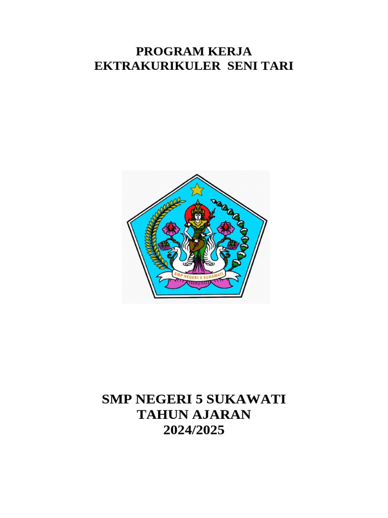 Program Kerja Seni Tari | PDF